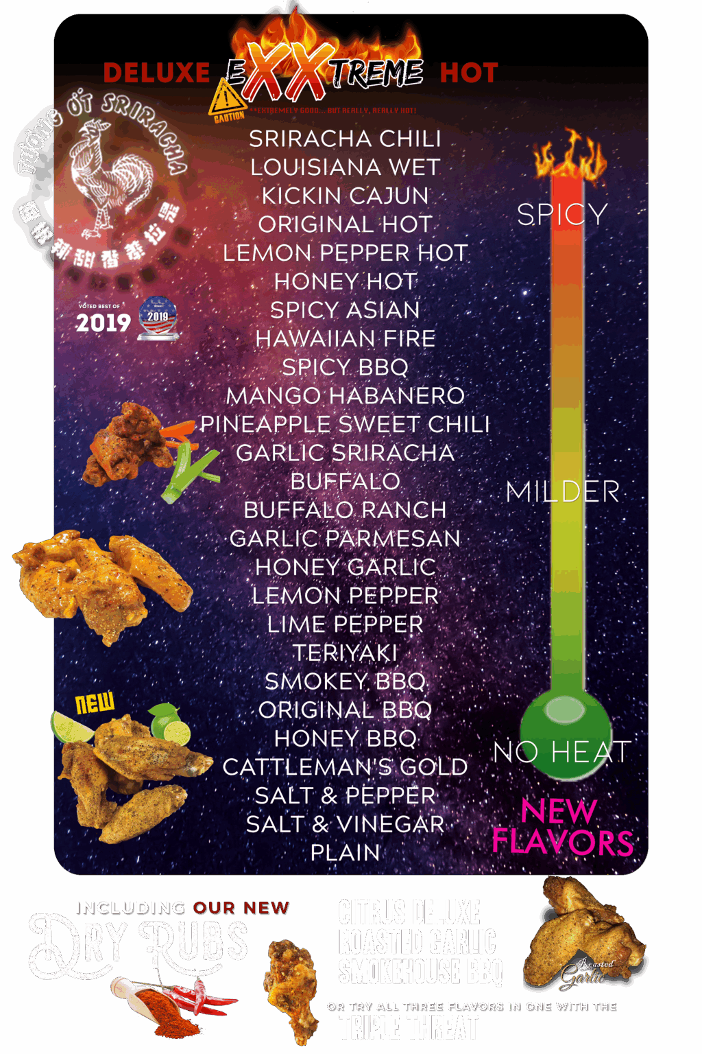 Our Menu – Deluxe Wingz